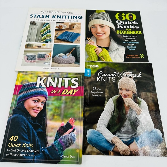 Leisure Arts | Office | Quick Easy Knitting Projects In A Day In A ...